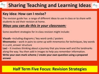 Revision strategies 4 | PPT