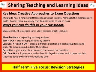 Revision strategies 5 | PPTX