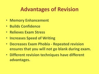 Revision techniques | PPSX