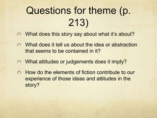 Revision and Theme | PPT