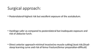 Revision Total Hip Replacement (THR): Surgical Principles, Techniques ...