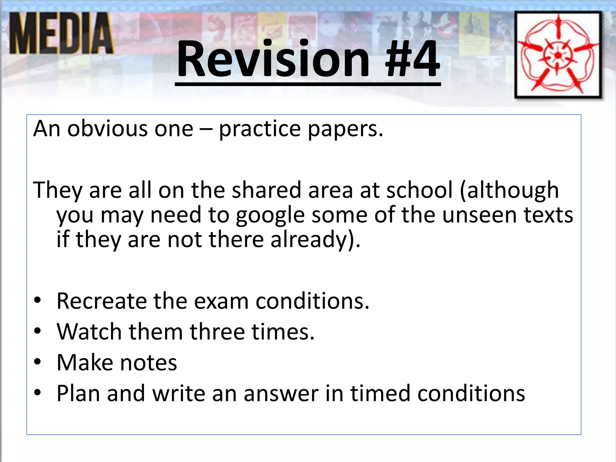 Revision tip #4 | PPT