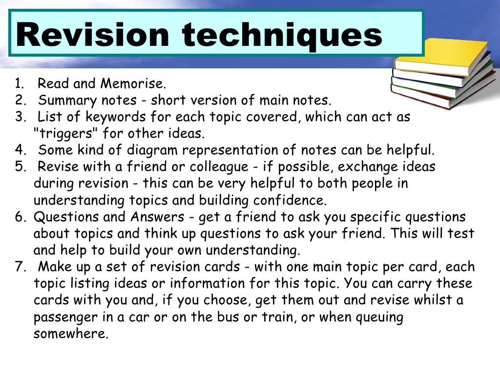 Revision Tips revision-tips