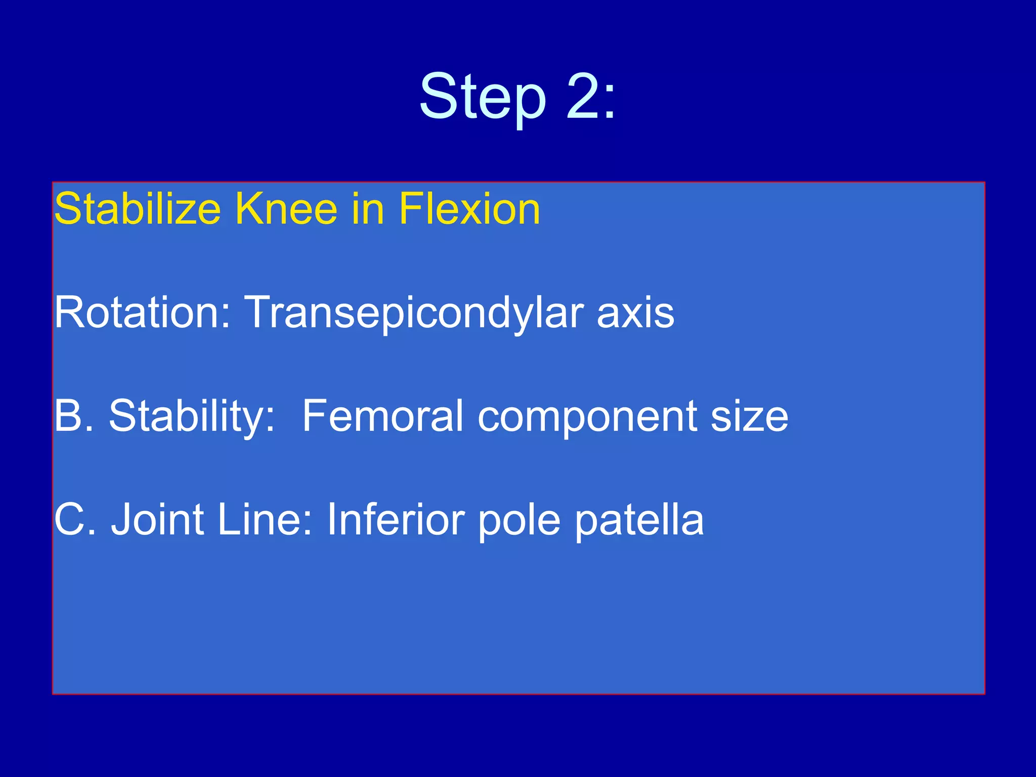 Revision TKR: Why Knee Fails Basic Surgical Principles Dr.Sandeep ...