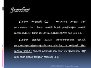 Pencemaran partikulat dan so2 | PPTX