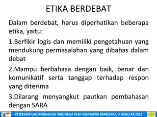 Perbedaan Diskusi dan Berdebat | PPT