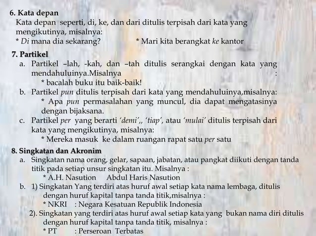 Ejaan, EYD dan PUEBI | PPTX