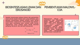 "Structure of common fatty acid" BIOSYNTHESIS LIPID (1).pptx