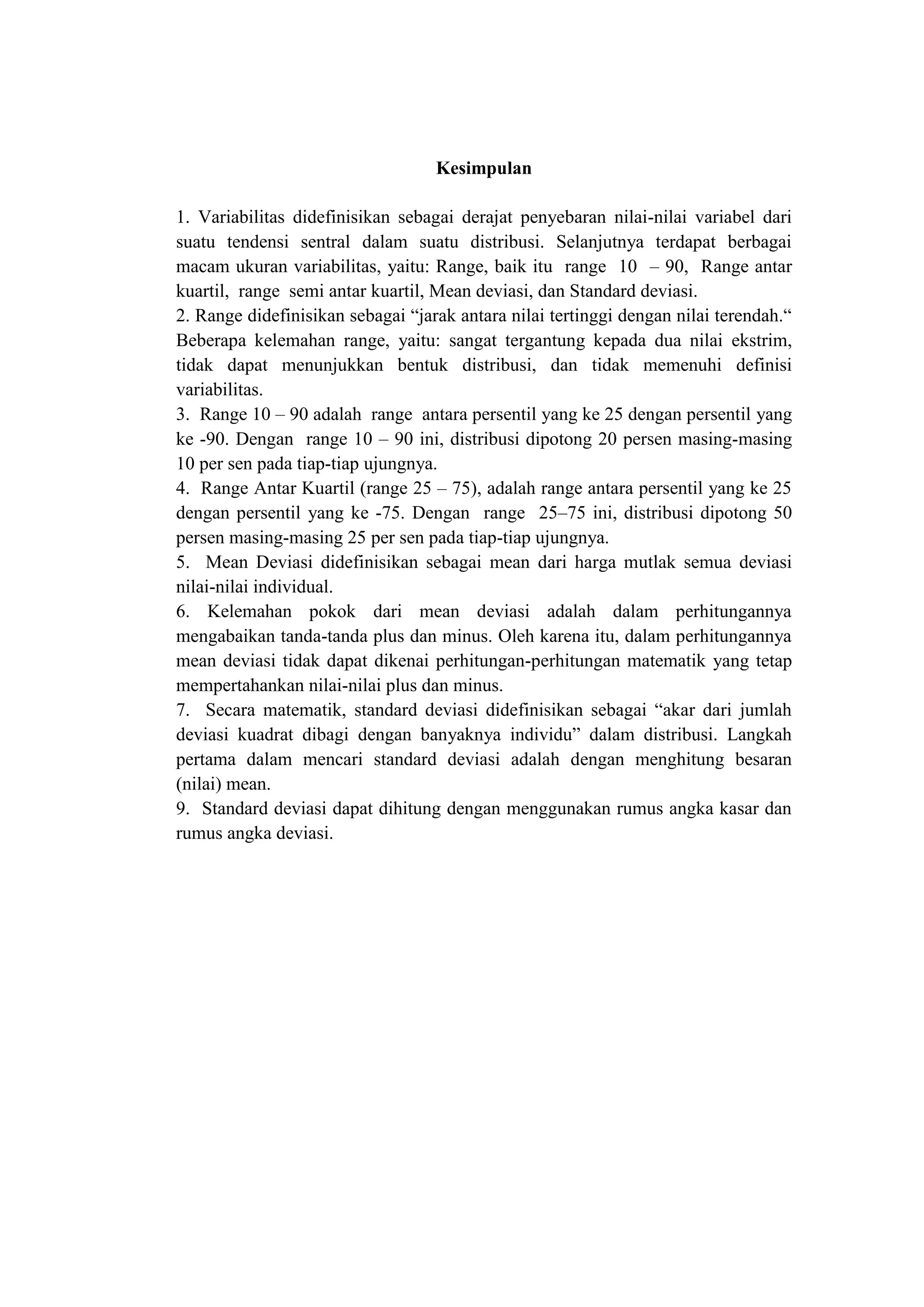 Revisi tendensi sentral dan variabilitas | DOCX