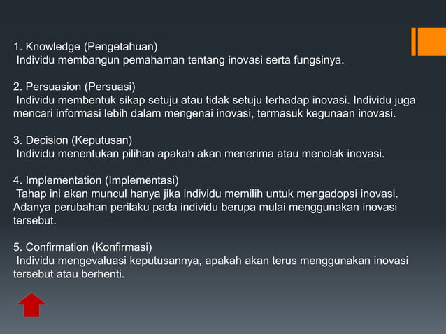 Revisiteori difusi inovasi | PPTX