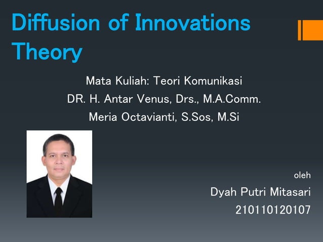 Teori Difusi Inovasi | PPTX