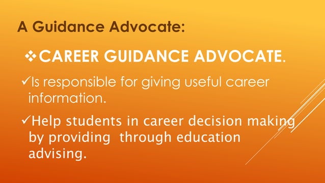 Revisiting the Guidance Advocate in Every Teacher | PDF | Professional ...