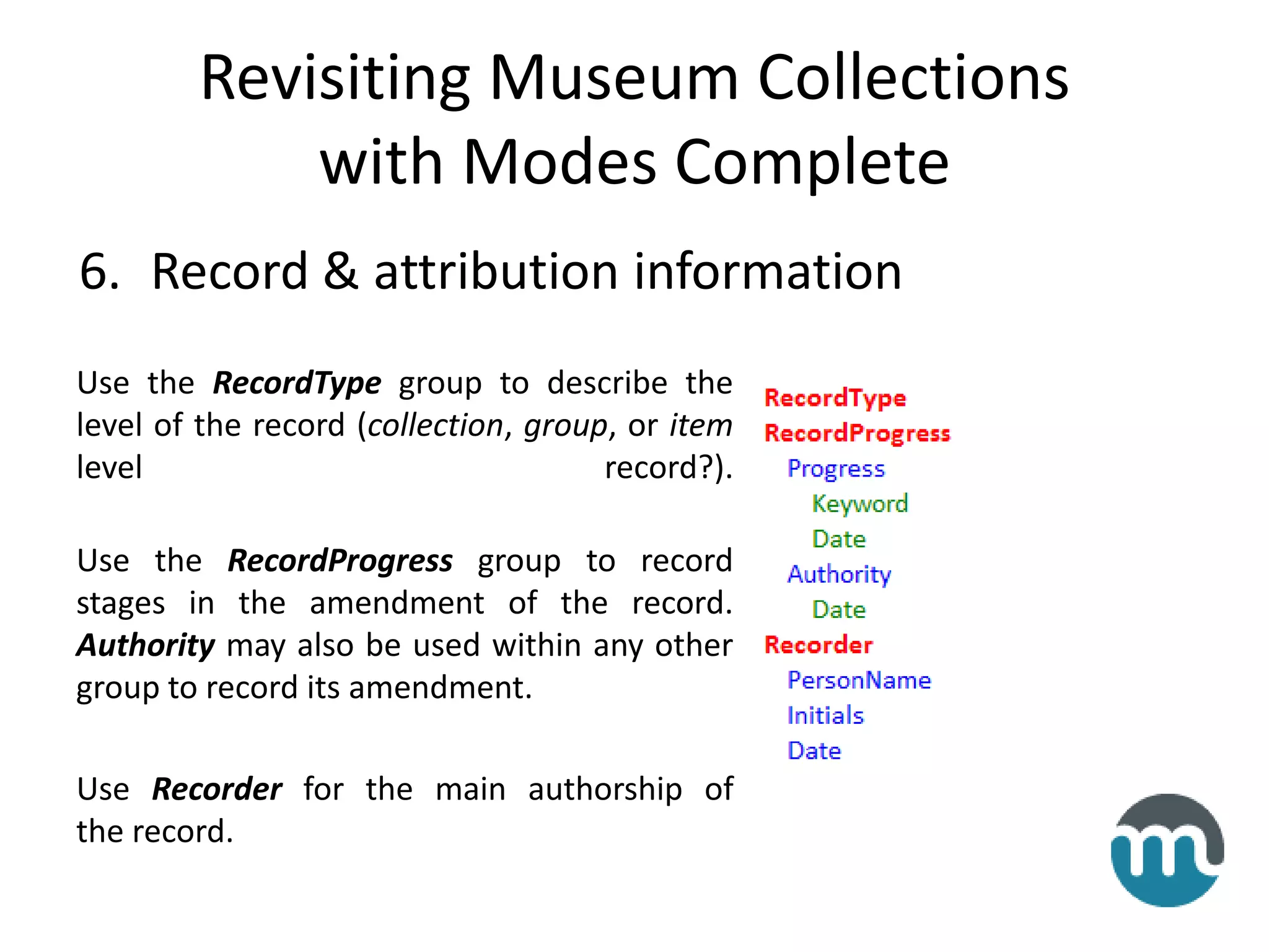 Revisiting Museum Collections with Modes | PPT
