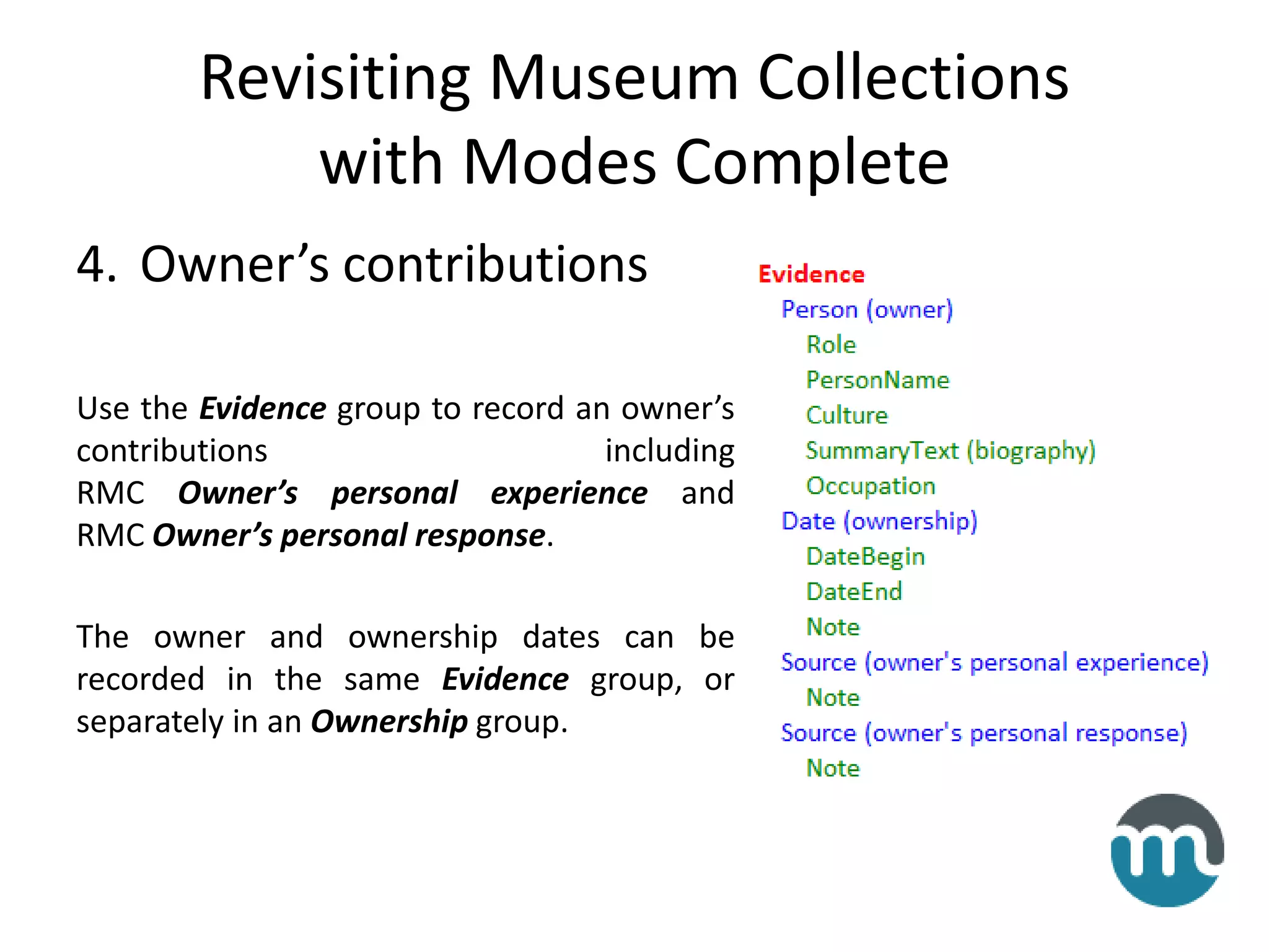 Revisiting Museum Collections with Modes | PPT