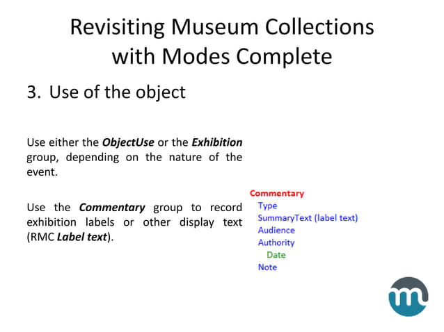 Revisiting Museum Collections with Modes | PPT