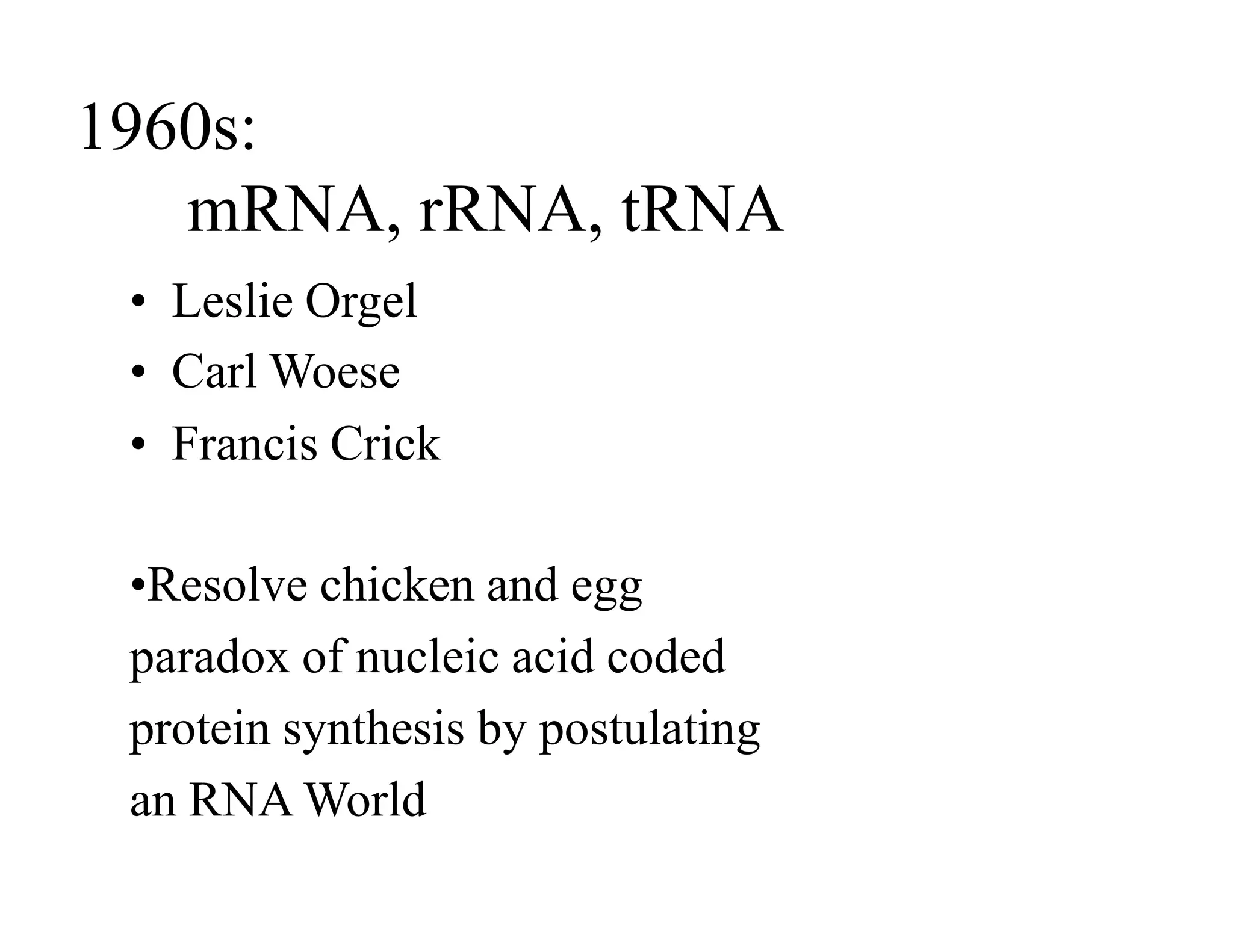 Revisiting origin of life and the RNA world | PPTX