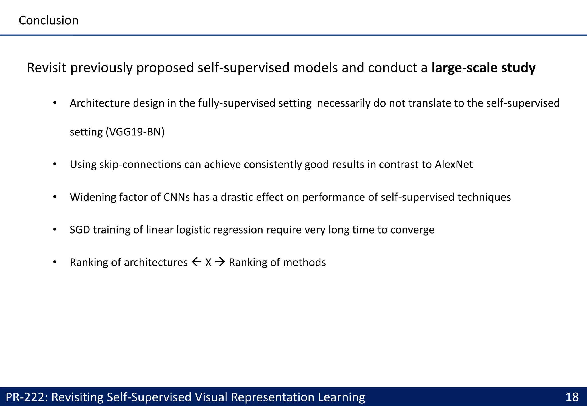 "Revisiting self supervised visual representation learning" Paper Review | PPT