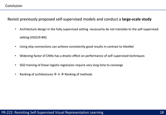 "Revisiting self supervised visual representation learning" Paper ...