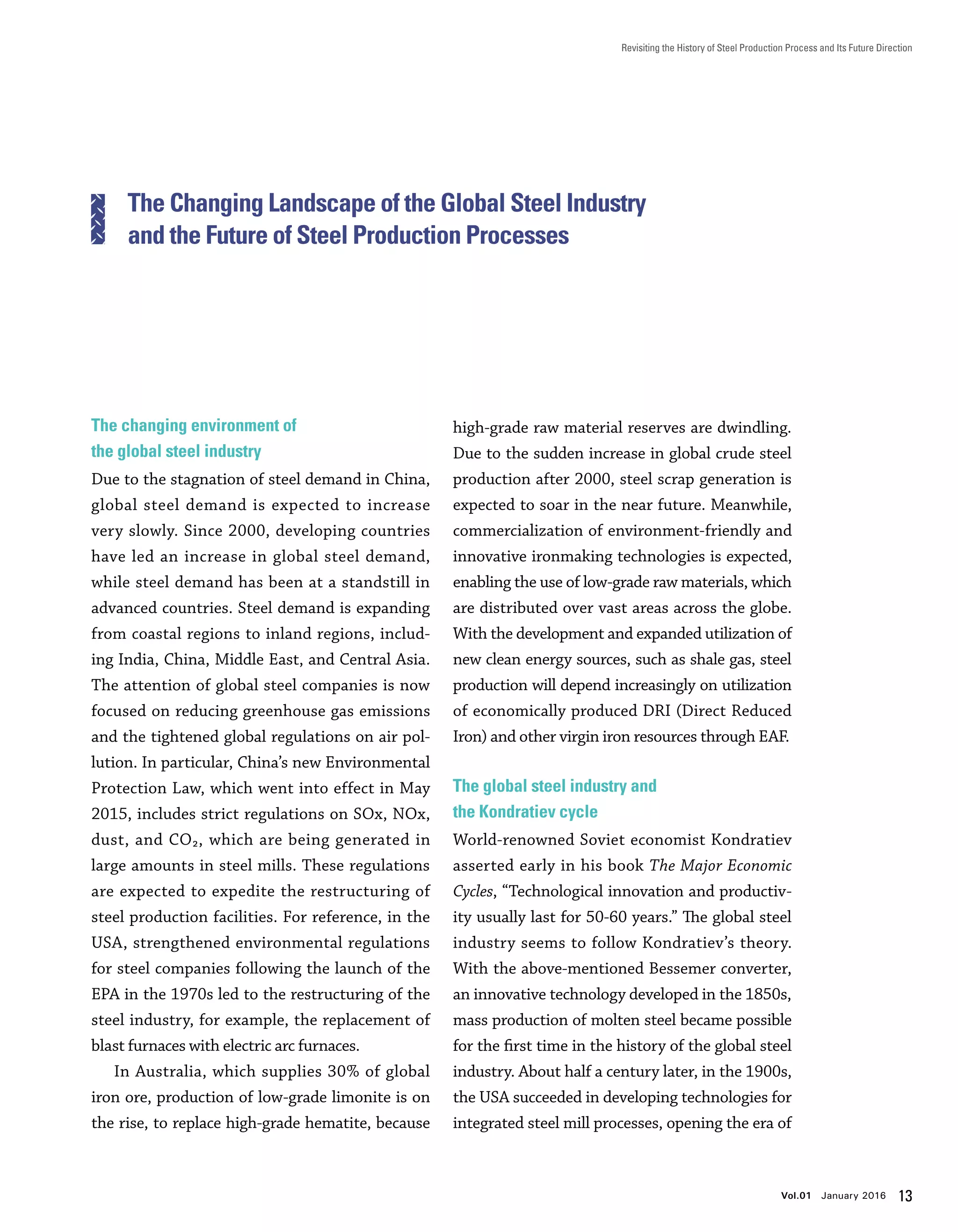 Revisiting the history of steel production process and its future direction (Chang-Oh Kang ...