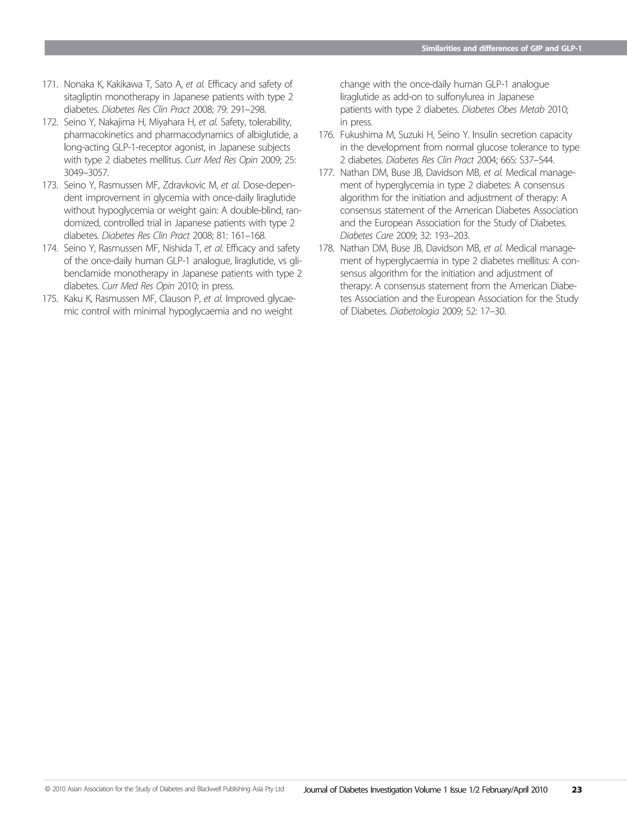 GLP 1 E GIP: DIFERENÇAS E SEMELHANÇAS | PDF