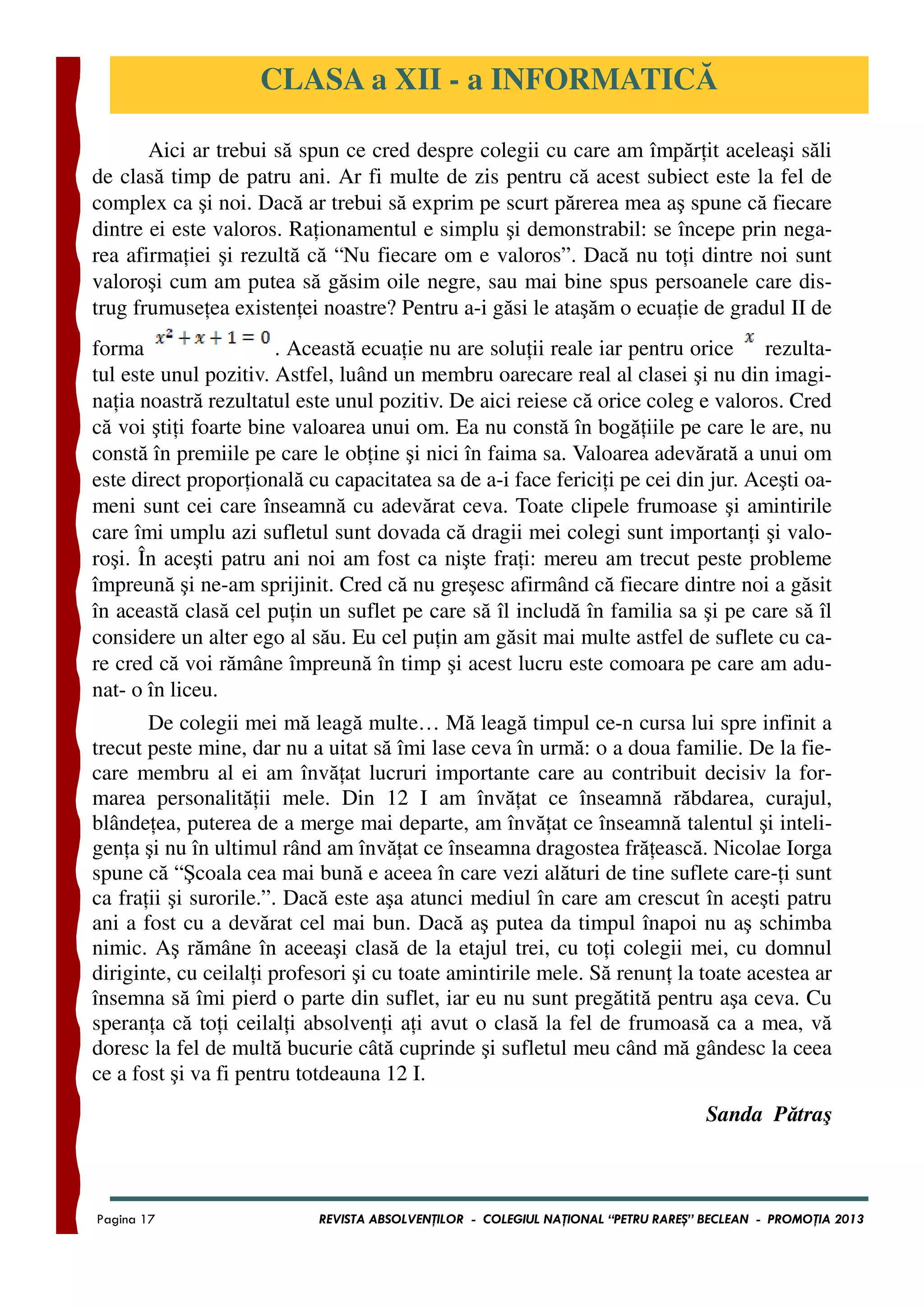 Revista absolventilor modificata in 31 mai 2013 | PDF
