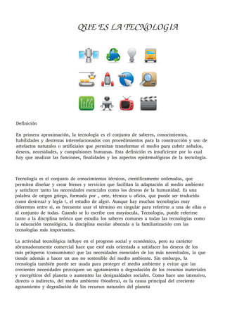 LA TECNOLOGIA MODERNA Y SUS AVANCES EN LA ACTUALIDAD | PDF | Technology ...