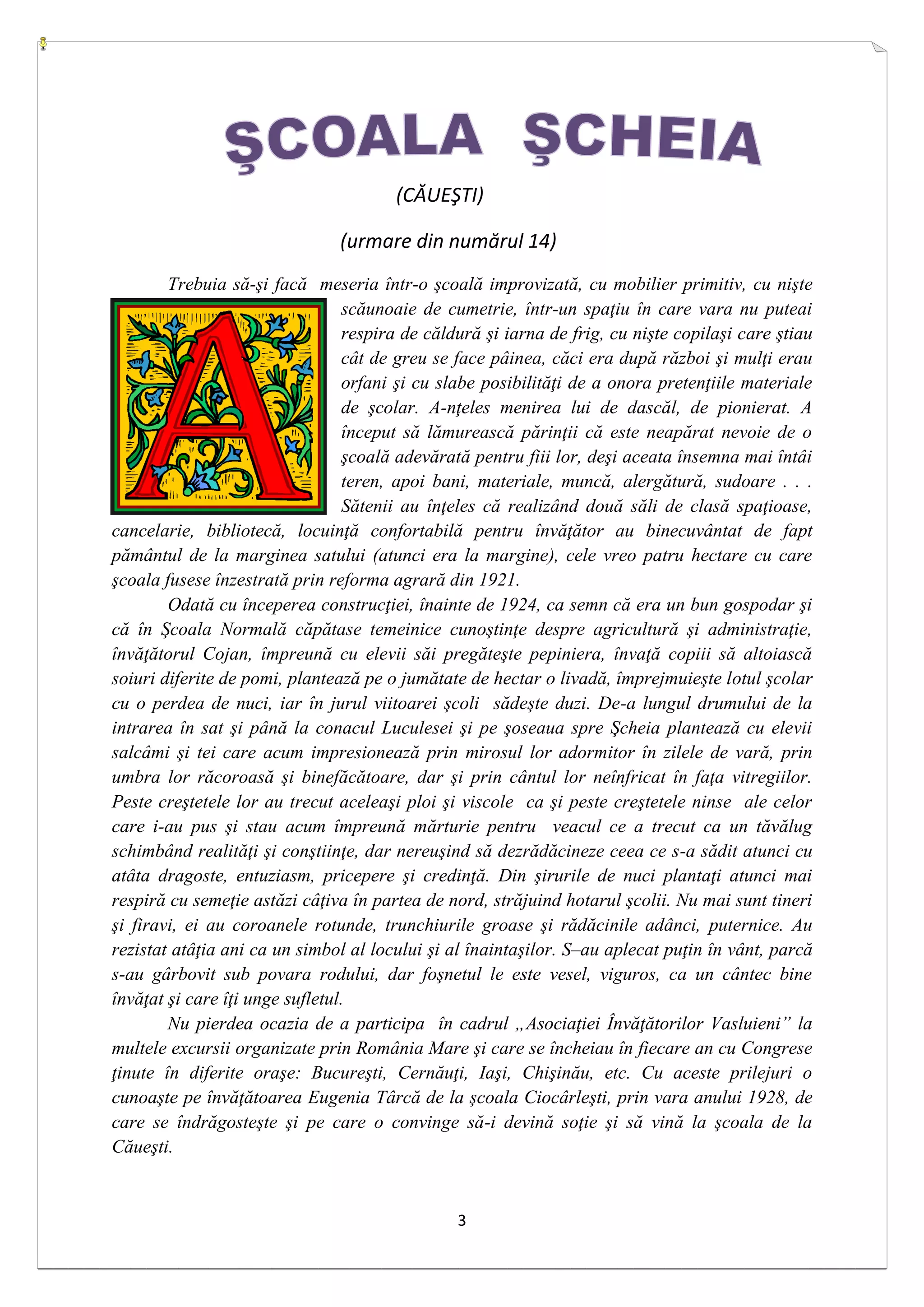Revista ani de scoala nr. 14 | PDF