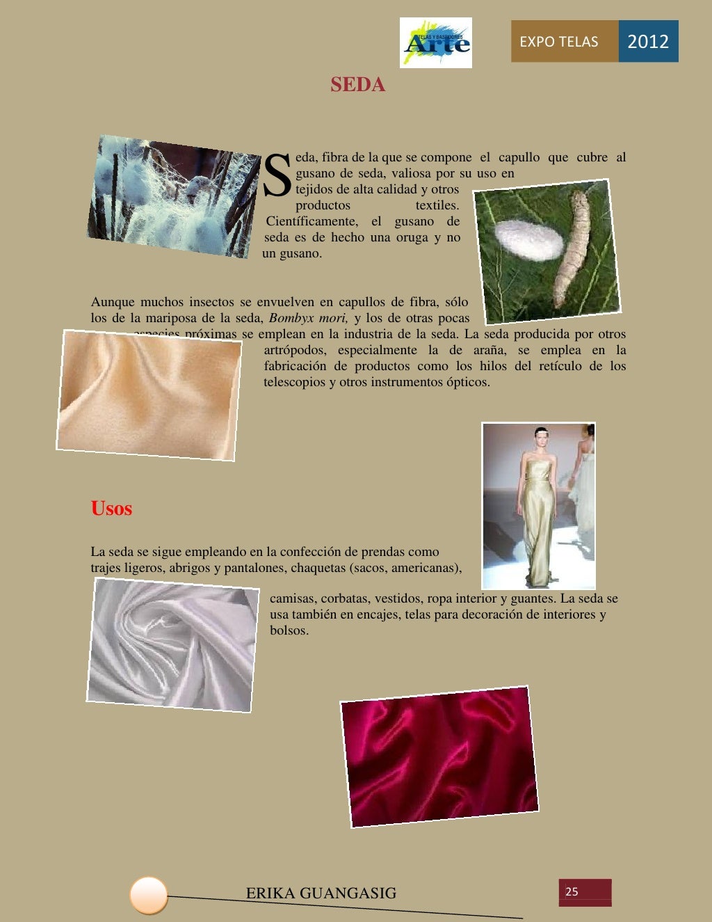 Tipos De Telas CaracterÍsticas Y Usos
