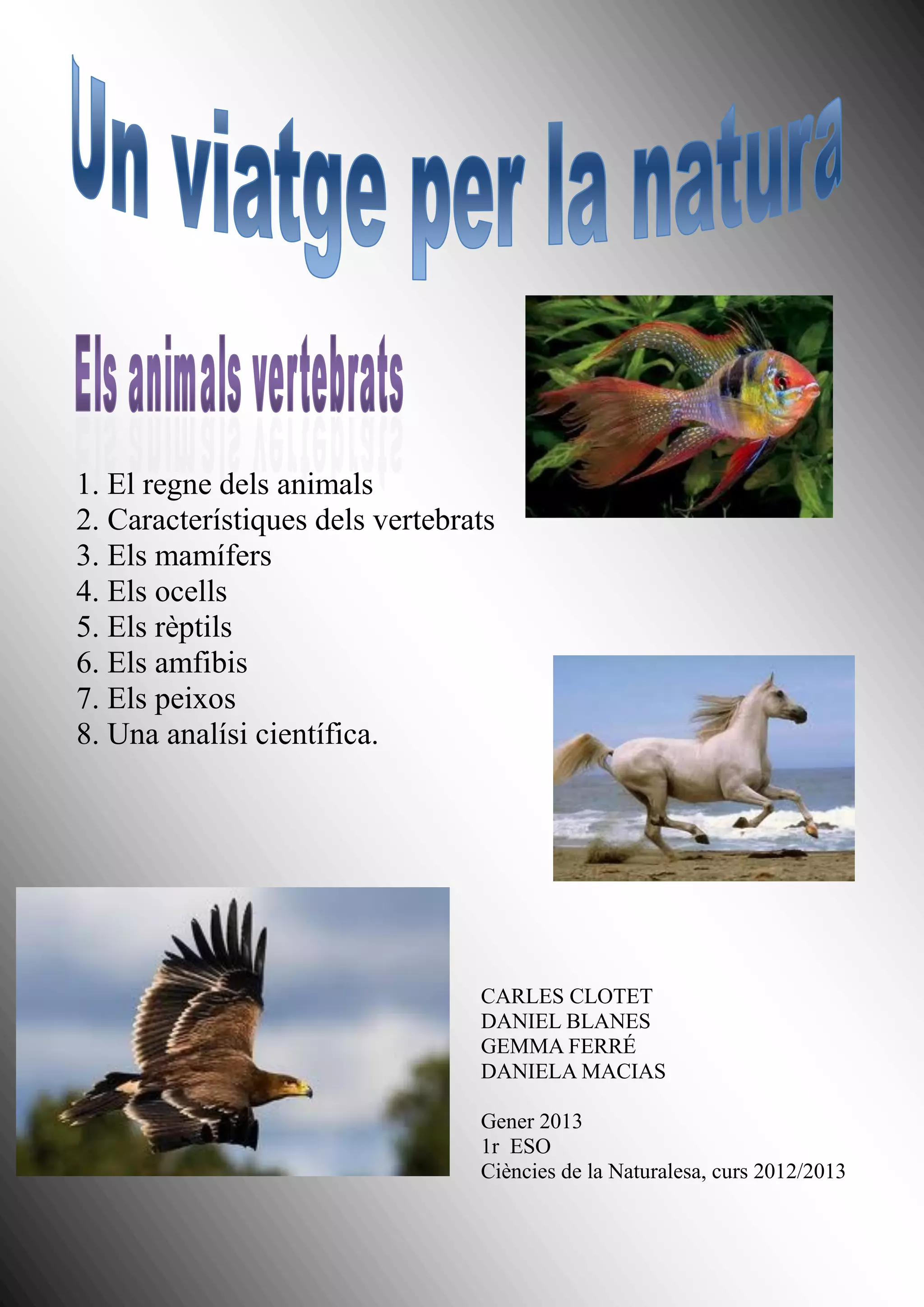 Animals vertebrats | PDF