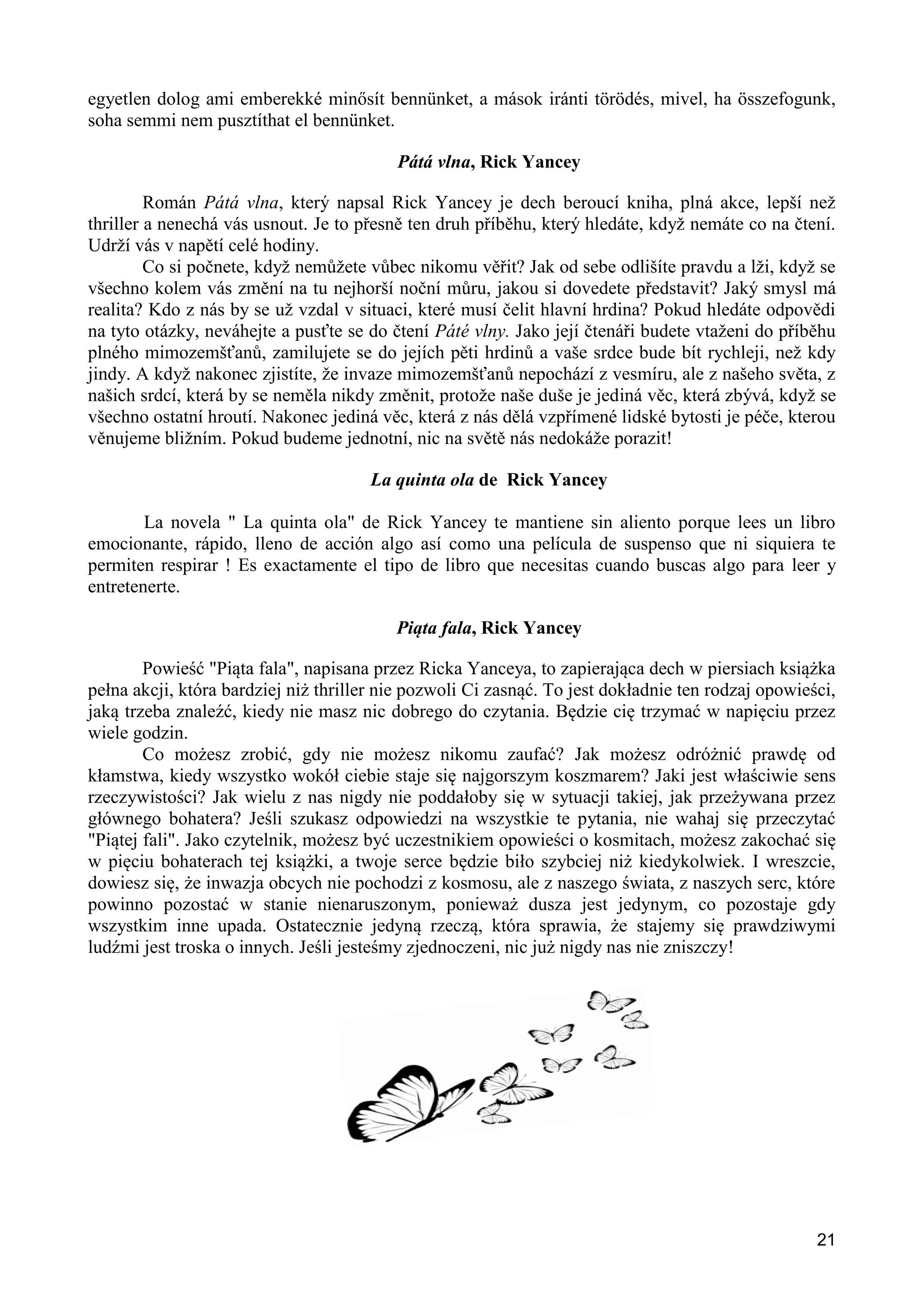 Fluturi si carti | PDF