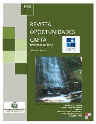 Revista portunidades Cafta Noviembre 2008 | PDF