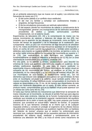 Artículo de revision cinetosis | PDF