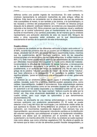 Artículo de revision cinetosis | PDF