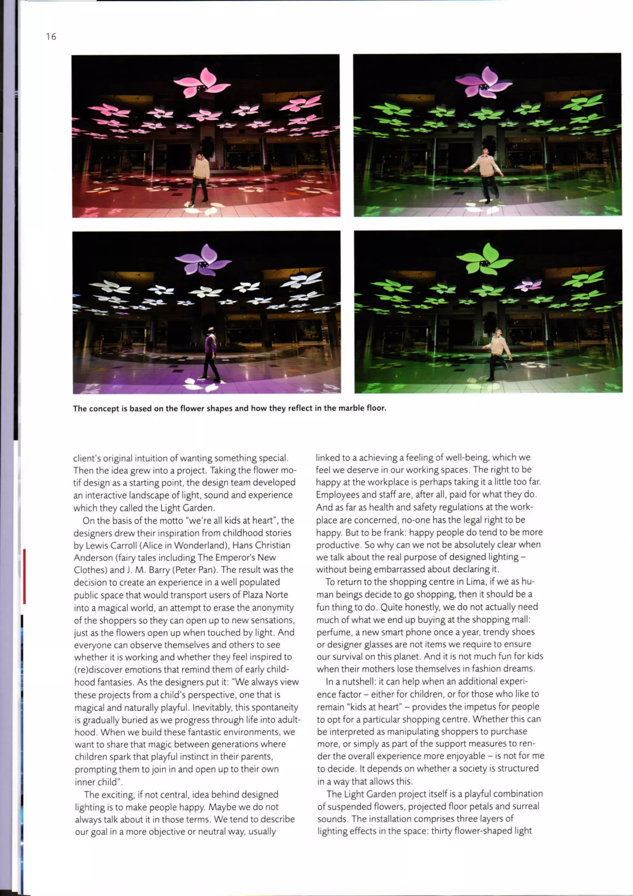 Light Garden in Professional Lighting Design Magazine | PDF
