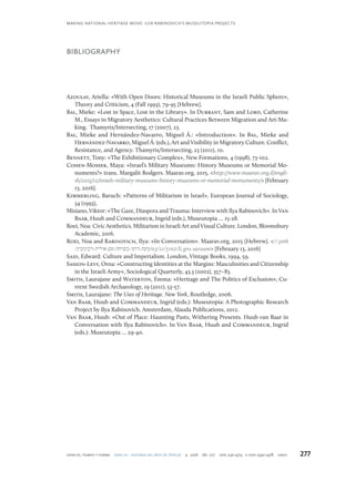 Dr. Noa Roei-“Making National Heritage Move: Ilya Rabinovich’s ...