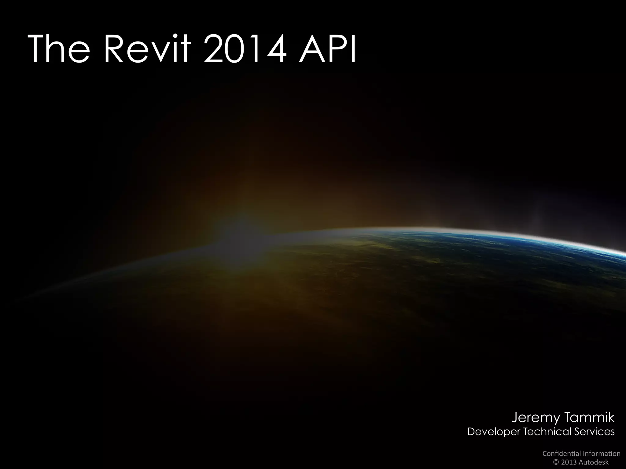 Revit 2014 api_presentation_slides | PDF