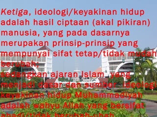 Revitalisasi ideologi muhammadiyah dari eksplorasi ke objektifikasi | PPT