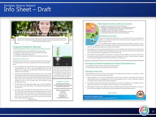 Revitalize, Restore, Replant | PPT