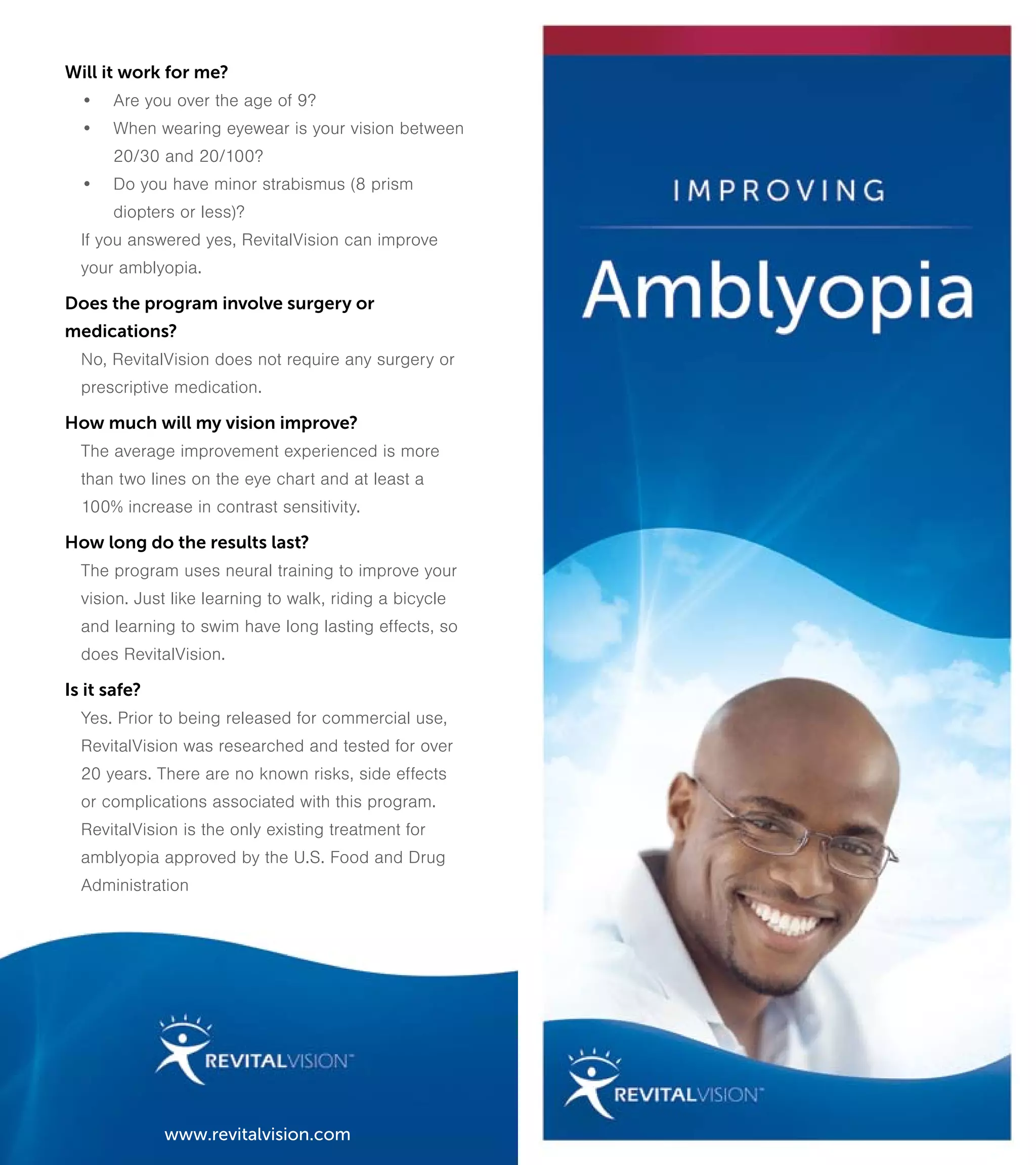 Revital vision amblyopia | PDF