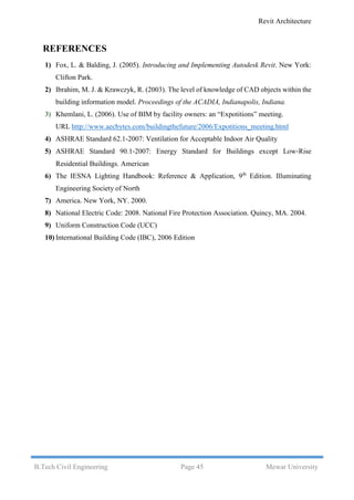 Revit architecture | PDF