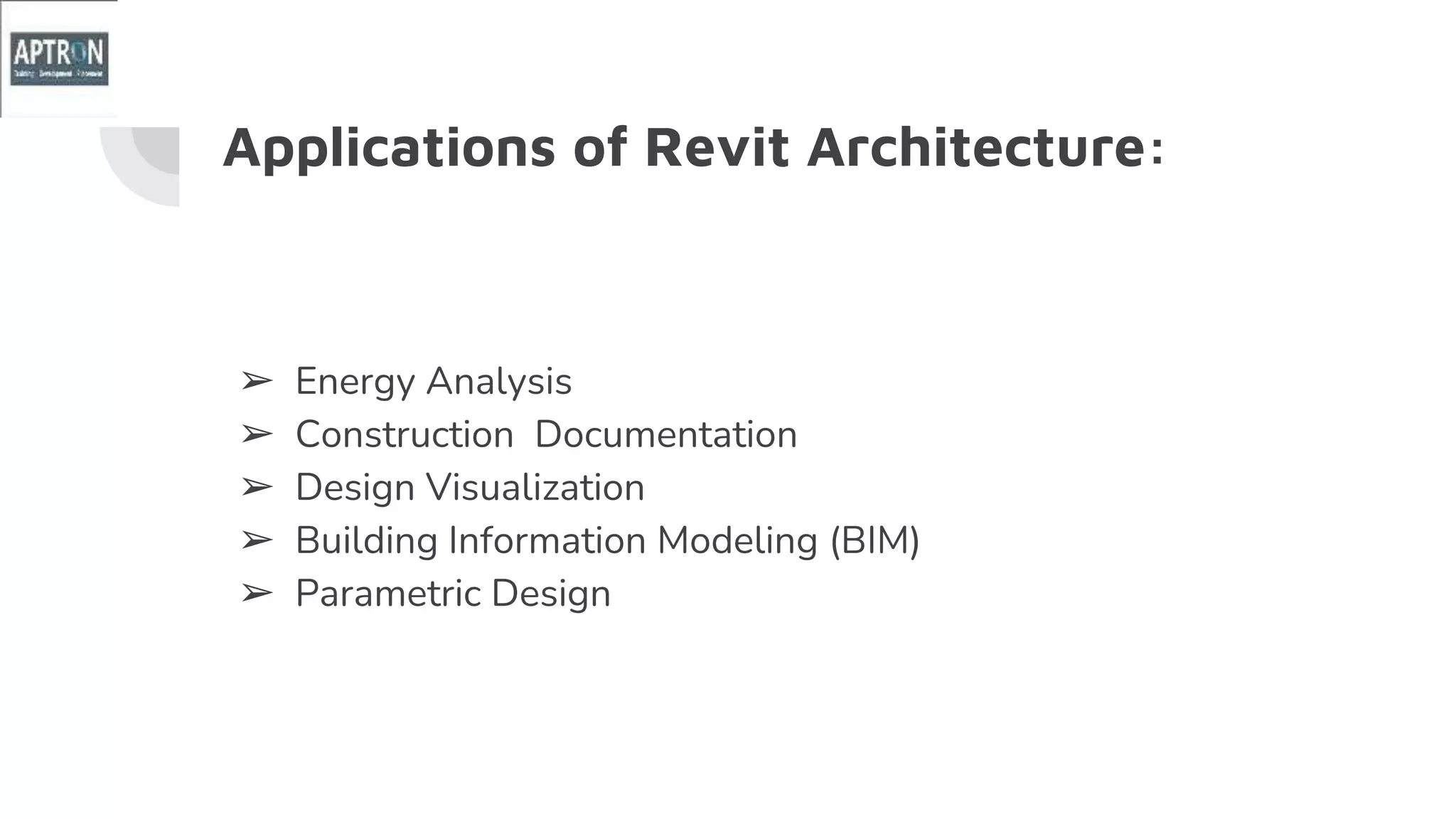 Revit Architecture Training In Delhi Ppt