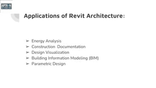 REVIT ARCHITECTURE TRAINING IN DELHI | PPTX | Computer Software and Applications | Computing