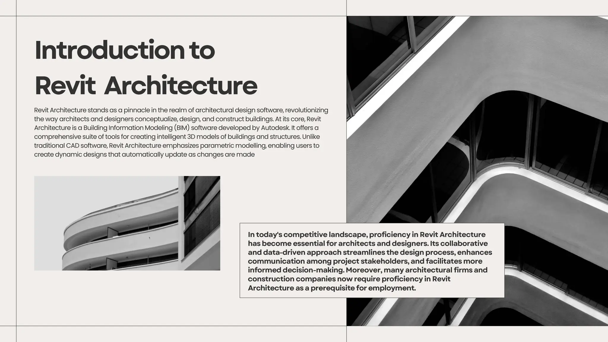 Mastering Revit Architecture: Your Complete Guide to Revit Architecture Roadmap | PPTX