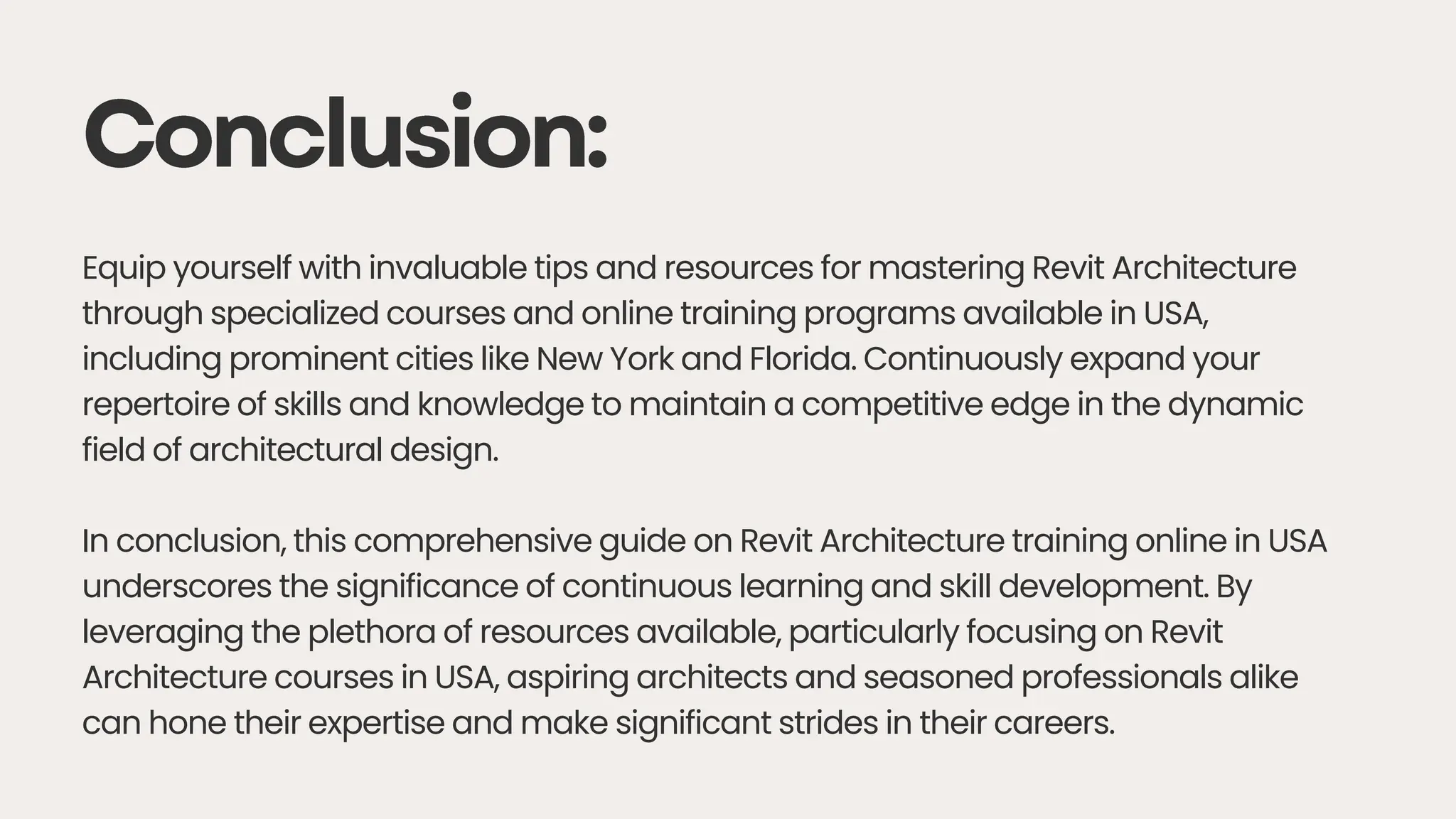 Mastering Revit Architecture: Your Complete Guide to Revit Architecture Roadmap | PPTX