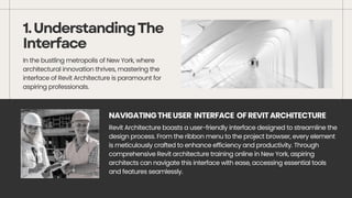 Mastering Revit Architecture: Your Complete Guide to Revit Architecture Roadmap | PPTX