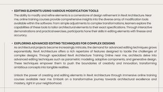 Mastering Revit Architecture: Your Complete Guide to Revit Architecture Roadmap | PPTX