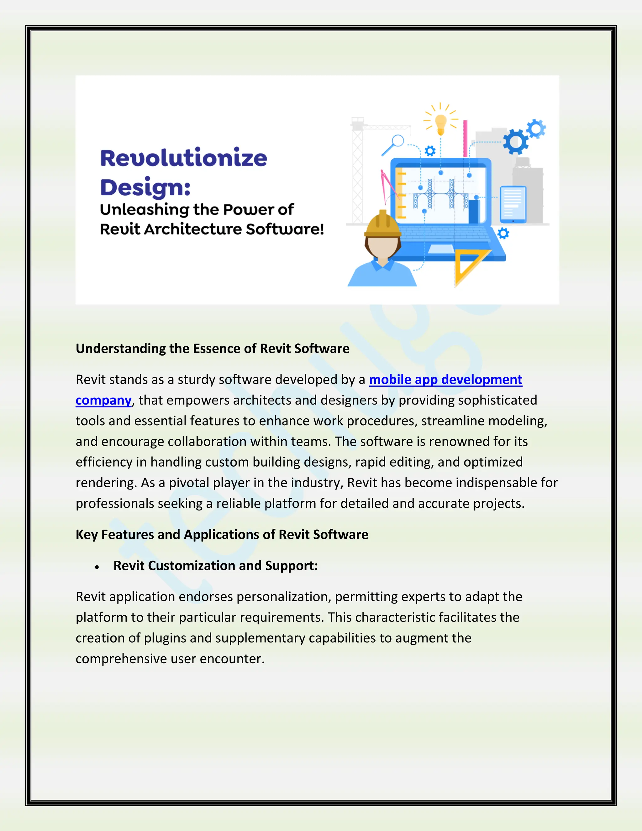 Revit Architecture Software: Transforming Design and Collaboration in ...