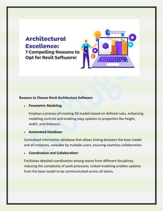 Revit Architecture Software: Transforming Design and Collaboration in ...