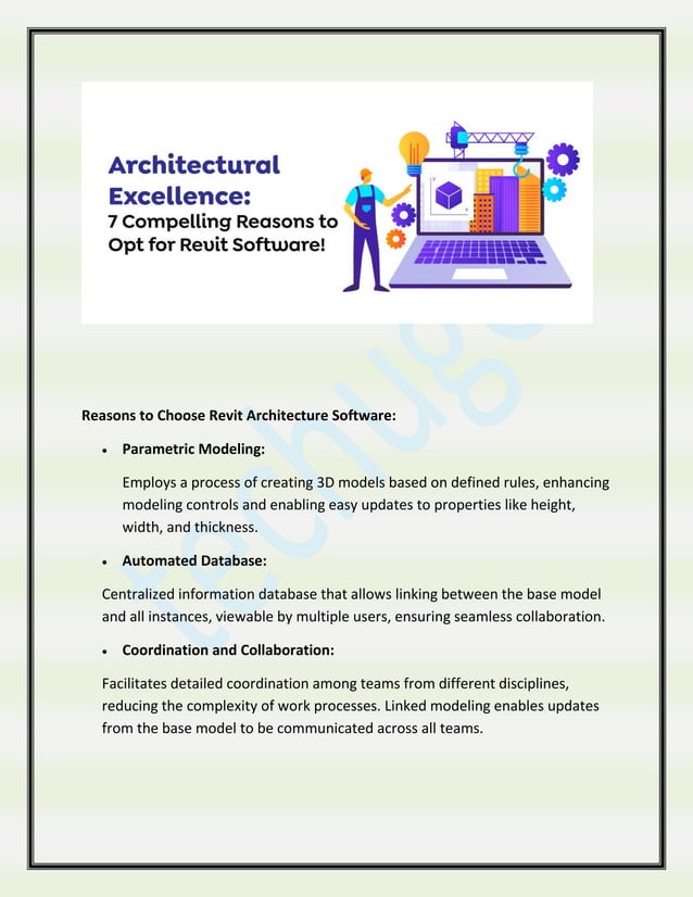 Revit Architecture Software: Transforming Design and Collaboration in ...