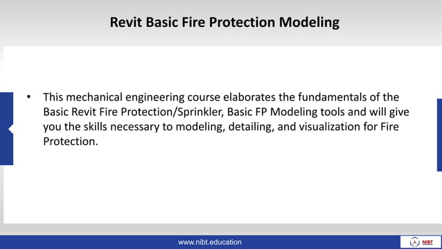 Revit Basic Fire Protection Modeling | PPT